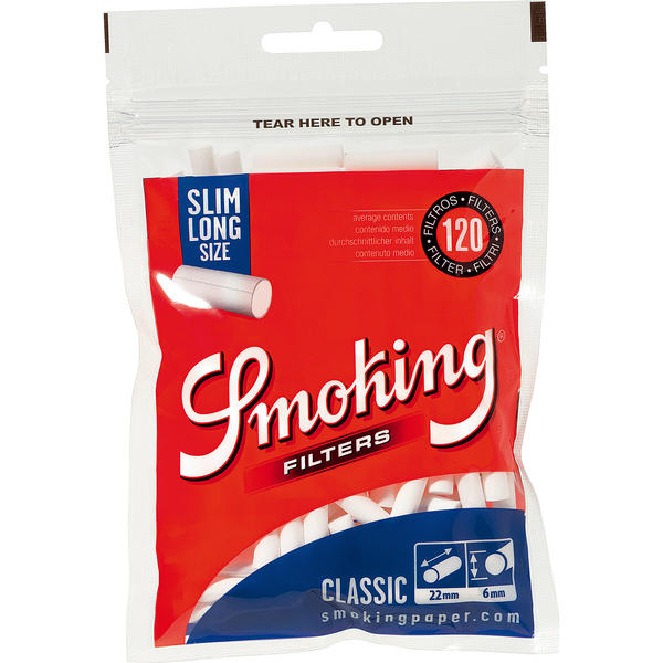 Smoking Slim Long Filter | ZIGARETTENFILTER | ZIGARETTENZUBEHÖR | Tabak ...