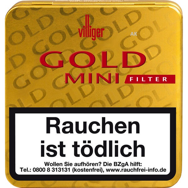 Villiger Gold Filter | VILLIGER MINI | CIGARILLOS VON U - V ...