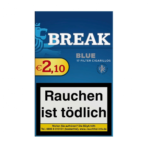 Break Blue Filter Cigarillos | Break | VOLUMENTABAK | Tabak Abina